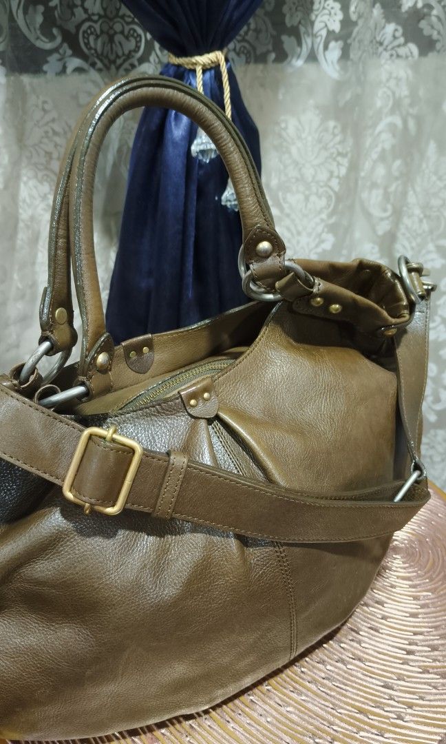 Leather 2 ways bag, Women's Fashion, Bags & Wallets, Shoulder Bags on ...
