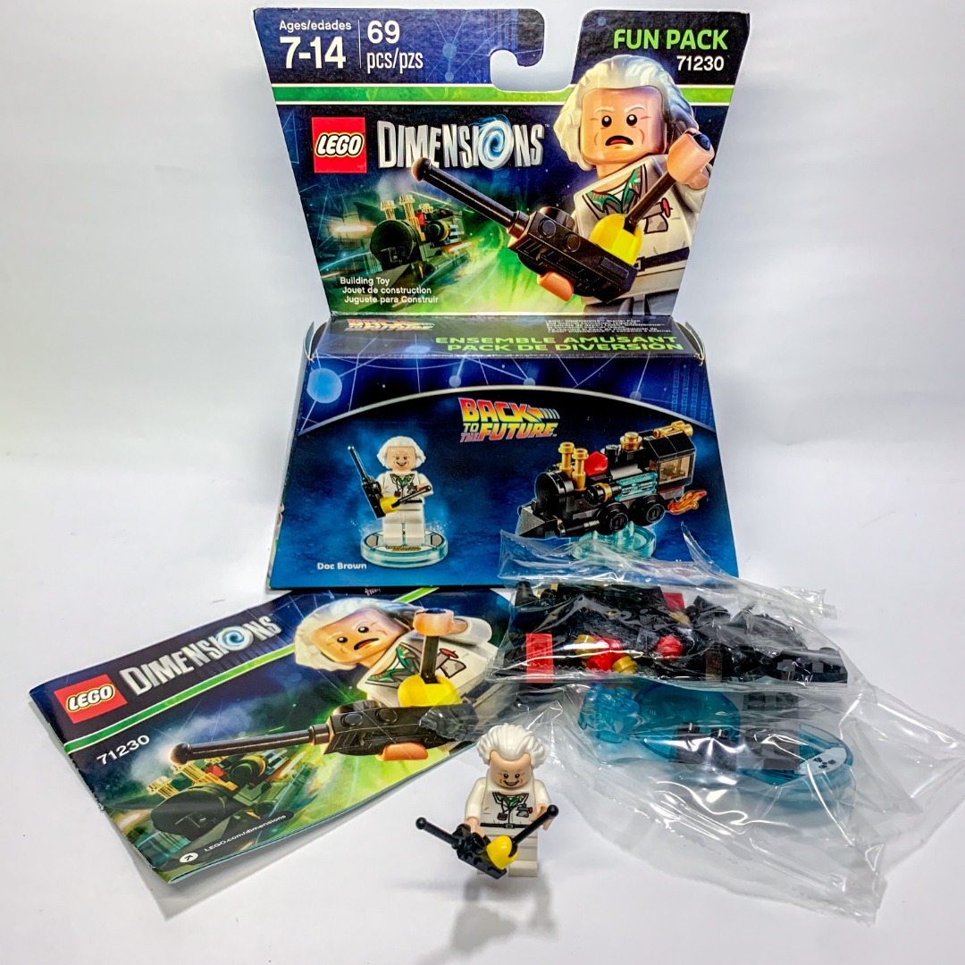 Lego dimensions Back to the Future (Doc Brown and Traveling Time Train ...