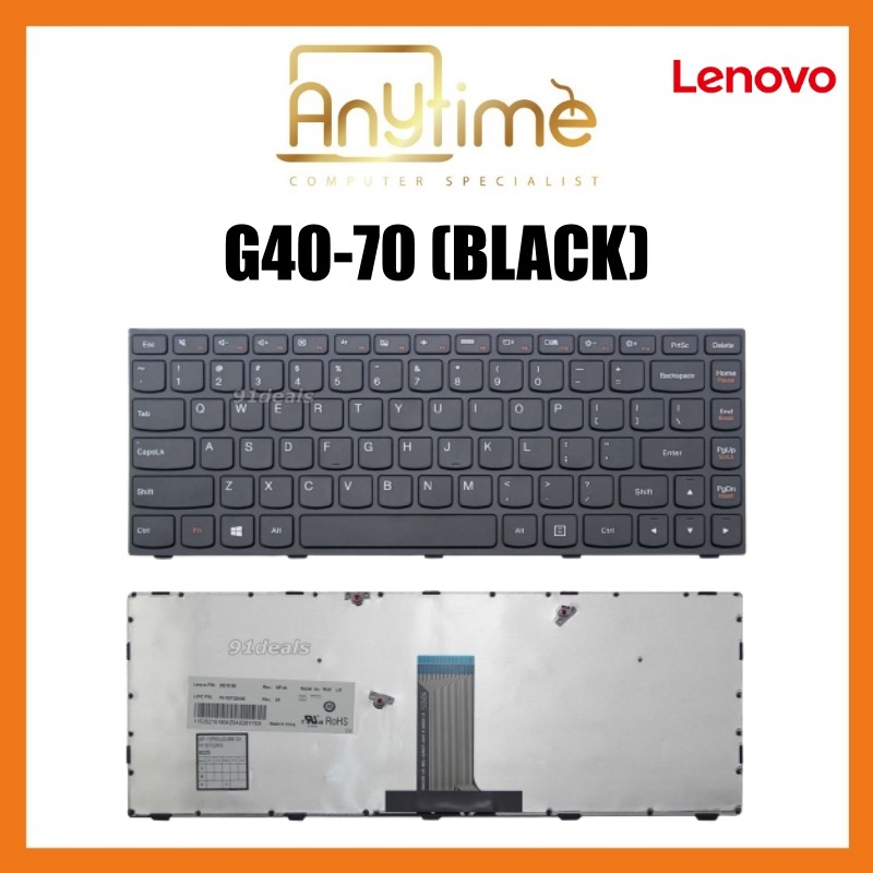 Lenovo G40-70 G40-30 N40-30 G40-45 B40-30 Laptop Keyboard (BLACK ...