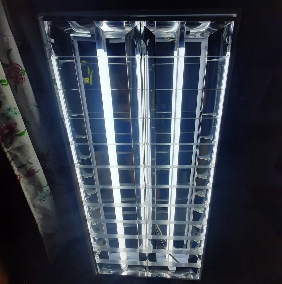 Lighting Fixtures - Troffer/Louver Lights With Bulbs, Furniture & Home ...