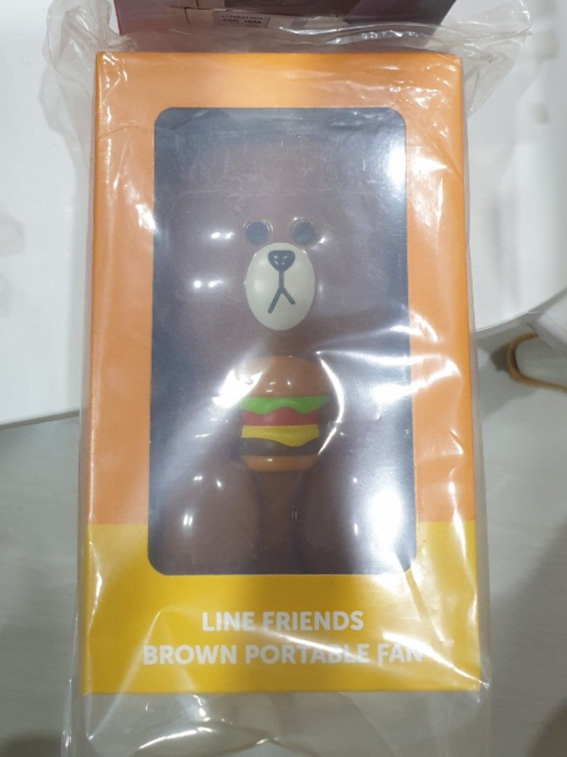 Line Friends Portable Fan, Hobbies & Toys, Toys & Games on Carousell