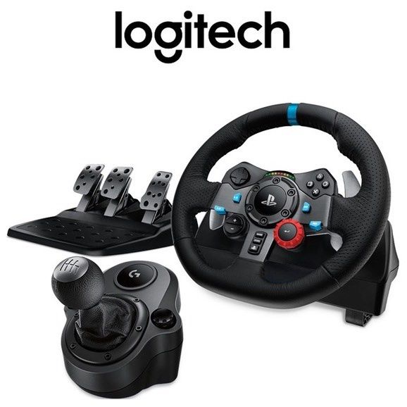 Logitech G29 Steering Wheel With Shifter and Wheel Stand, Video Gaming ...