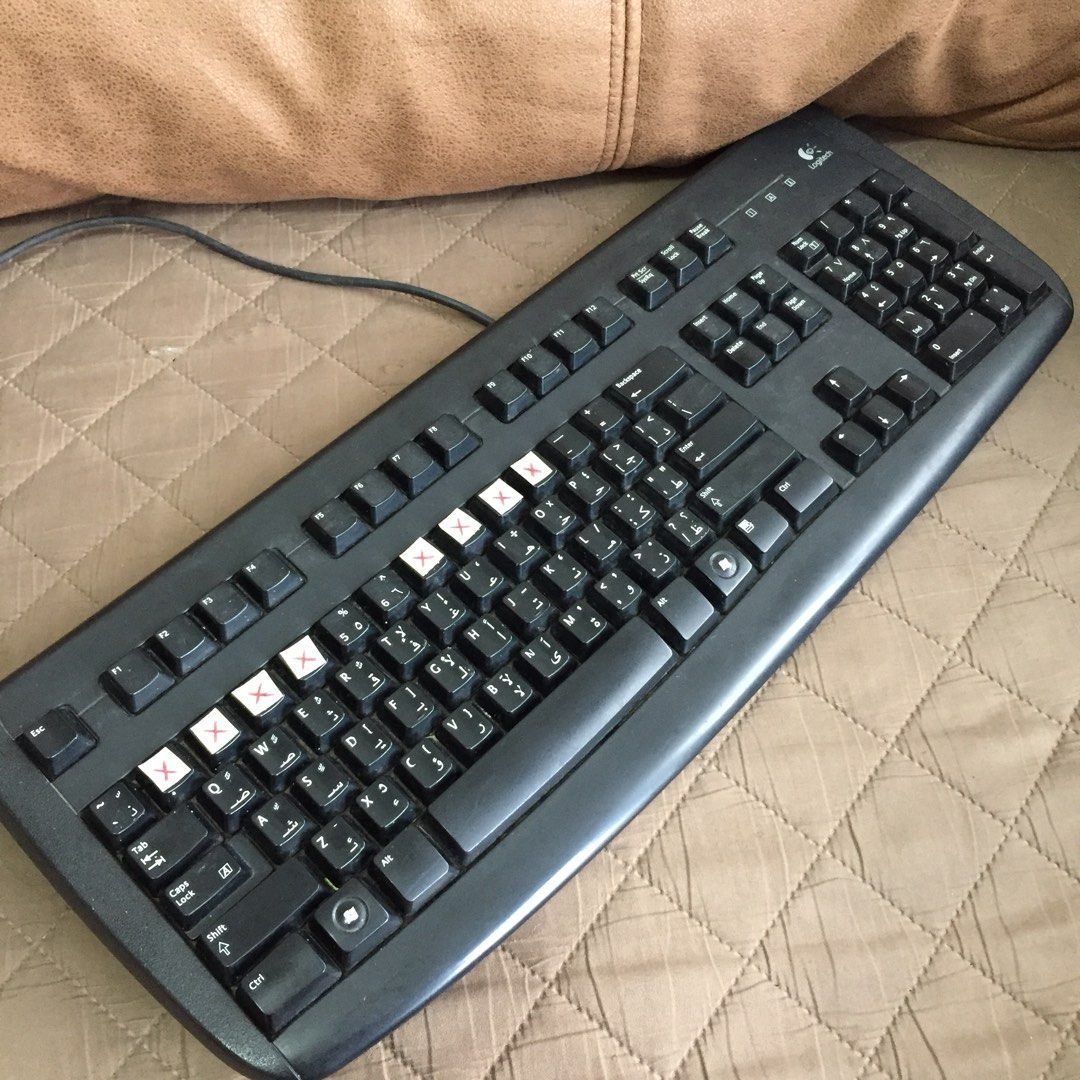 Logitech Wired Computer Keyboard Computers And Tech Parts And Accessories Computer Keyboard On