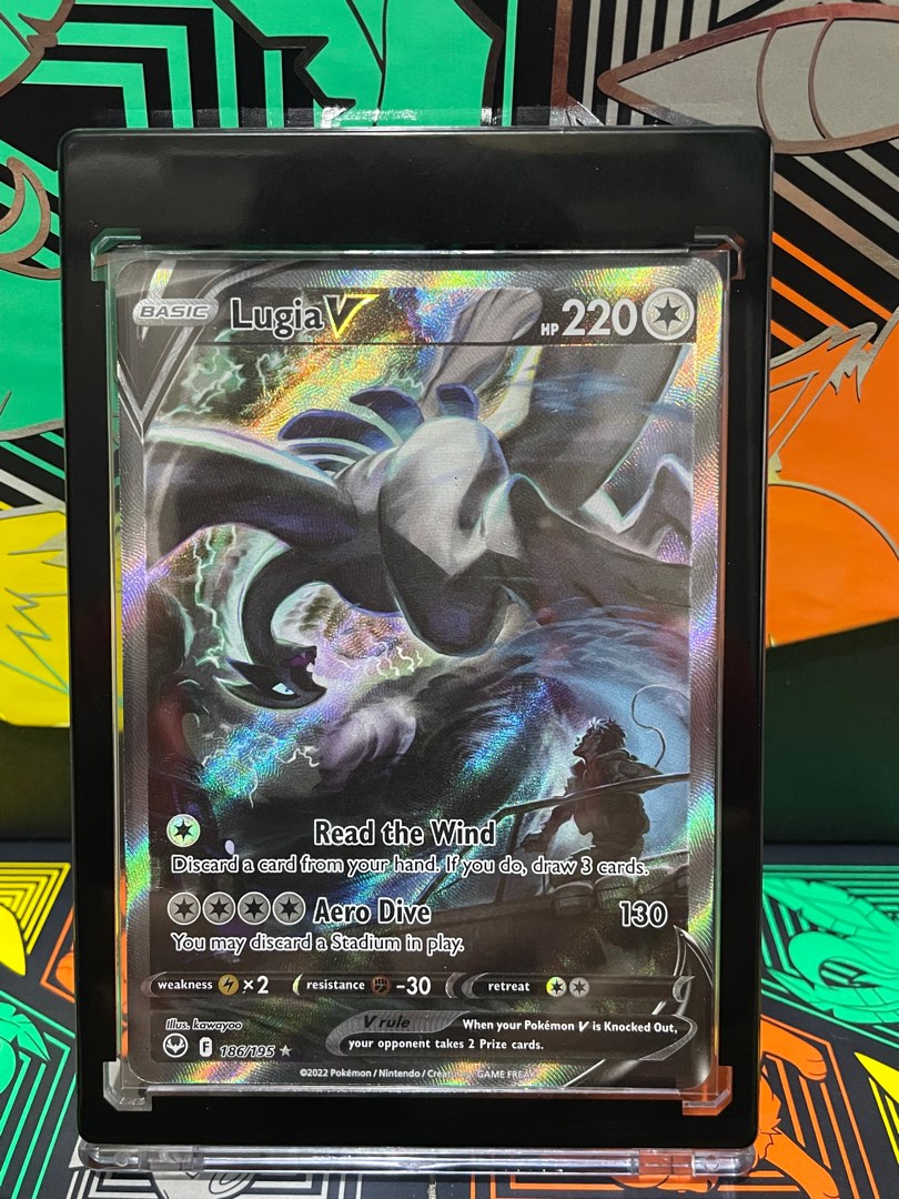 Lugia V AA /Lugia VSTAR Rainbow/ Lugia V, Hobbies & Toys, Toys & Games ...