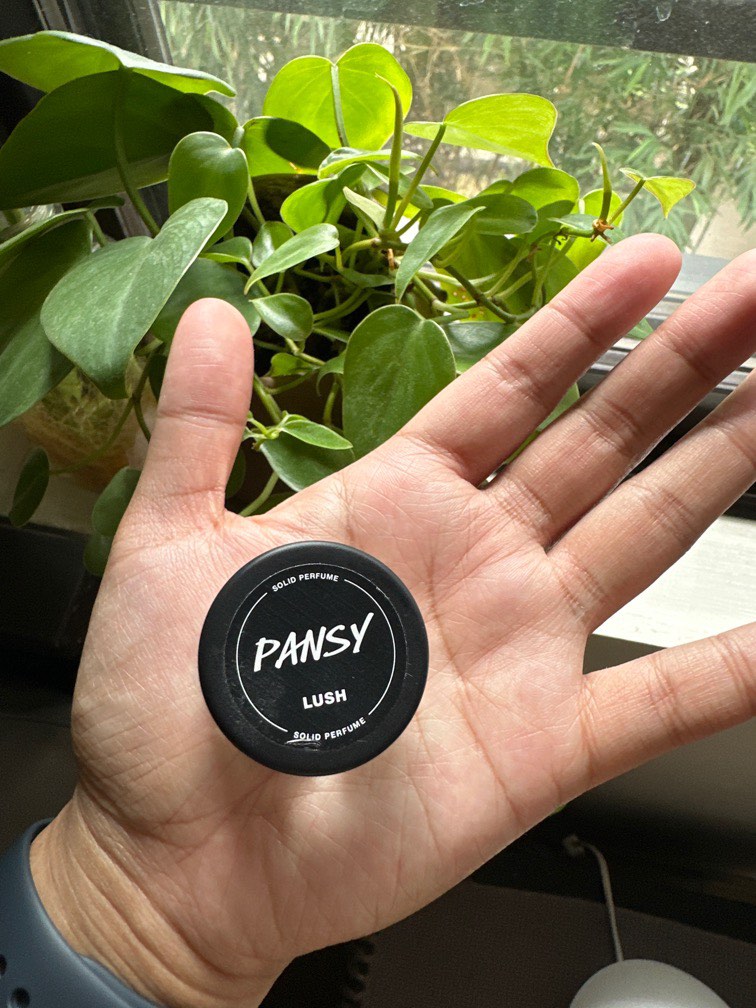 Lush Solid Perfume in Pansy, Beauty & Personal Care, Fragrance & Deodorants on Carousell
