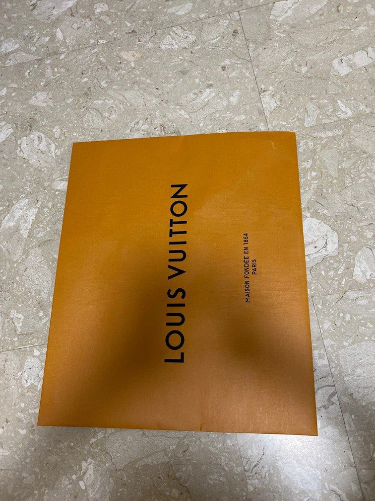 LV PAPER BAG, Luxury, Bags & Wallets on Carousell