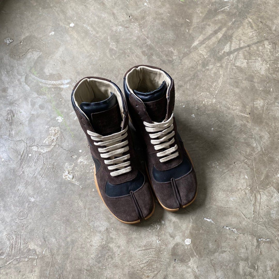 Maison Margiela - Line 22 Tabi Gats Trainer High, Men's Fashion ...