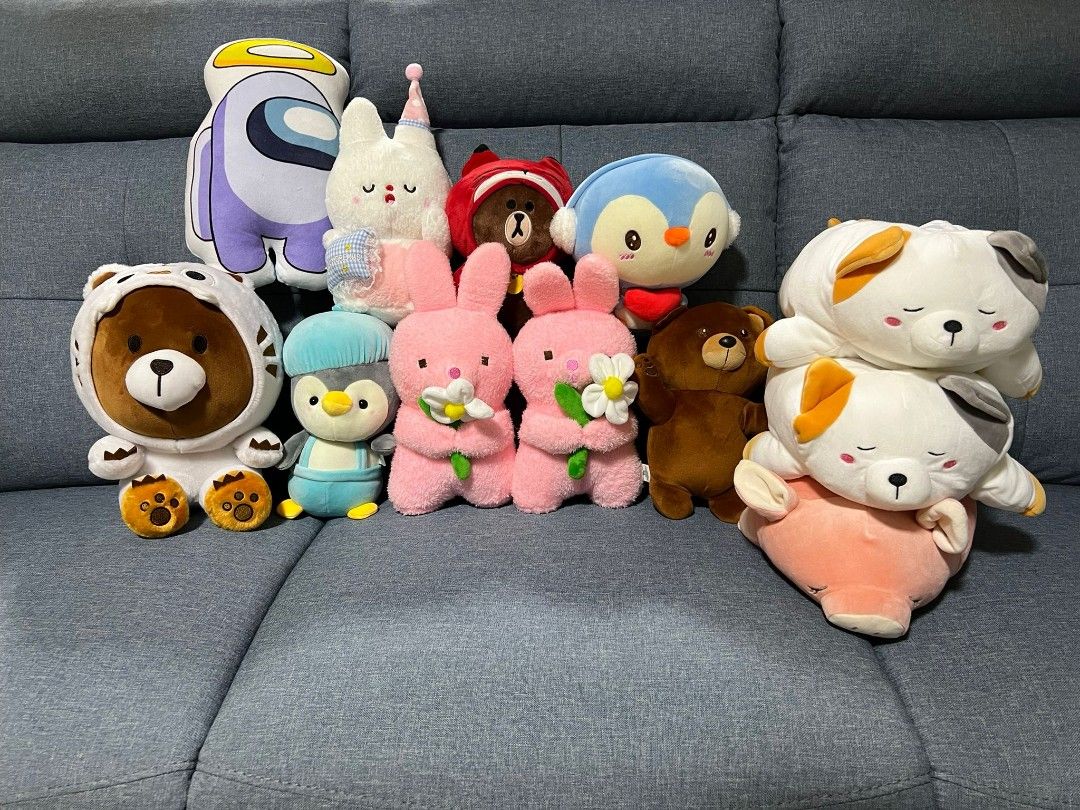 [MASS CLEARANCE] Fun claw cute animal soft toy plush plushie pretend ...