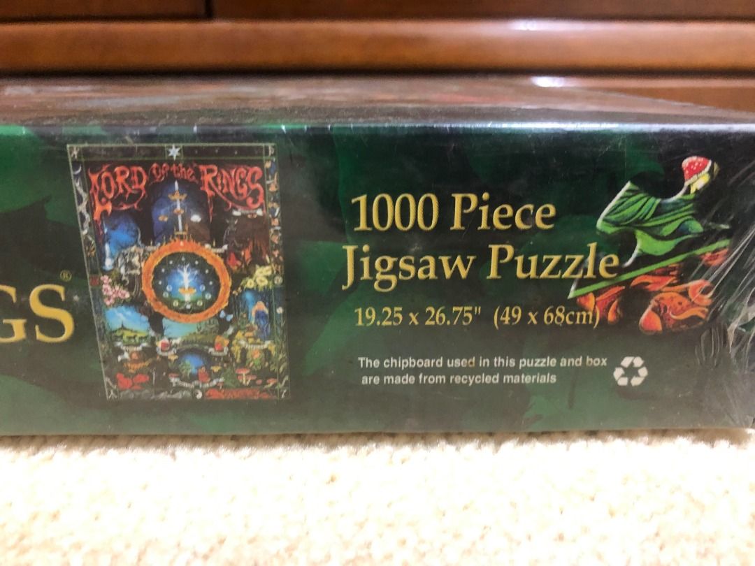 Master Pieces Classic Lord of the Rings The Hobbit 1000 Piece Jigsaw ...