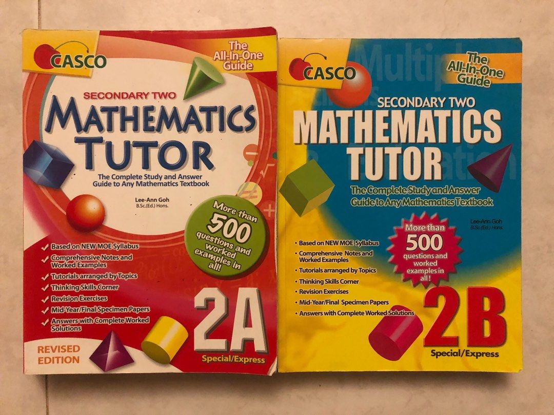 Mathematics Casco GLM series secondary 1A 1B 2A 2B 3A 3B 4A 4B math ...