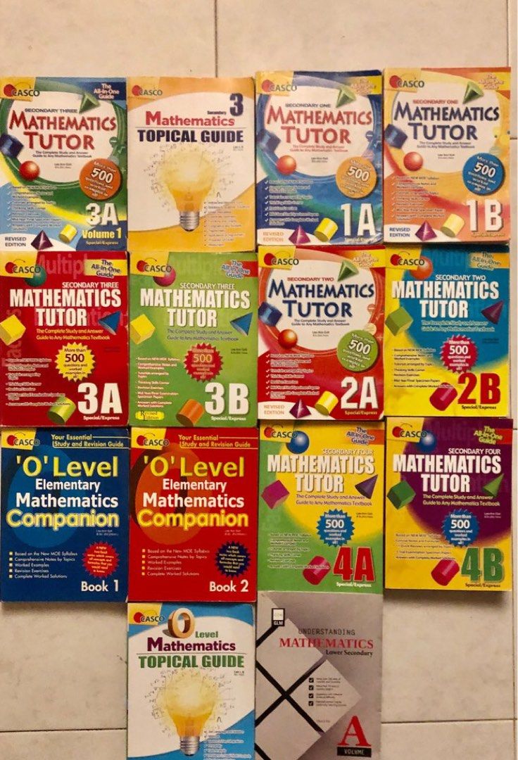Mathematics Casco GLM series secondary 1A 1B 2A 2B 3A 3B 4A 4B math ...