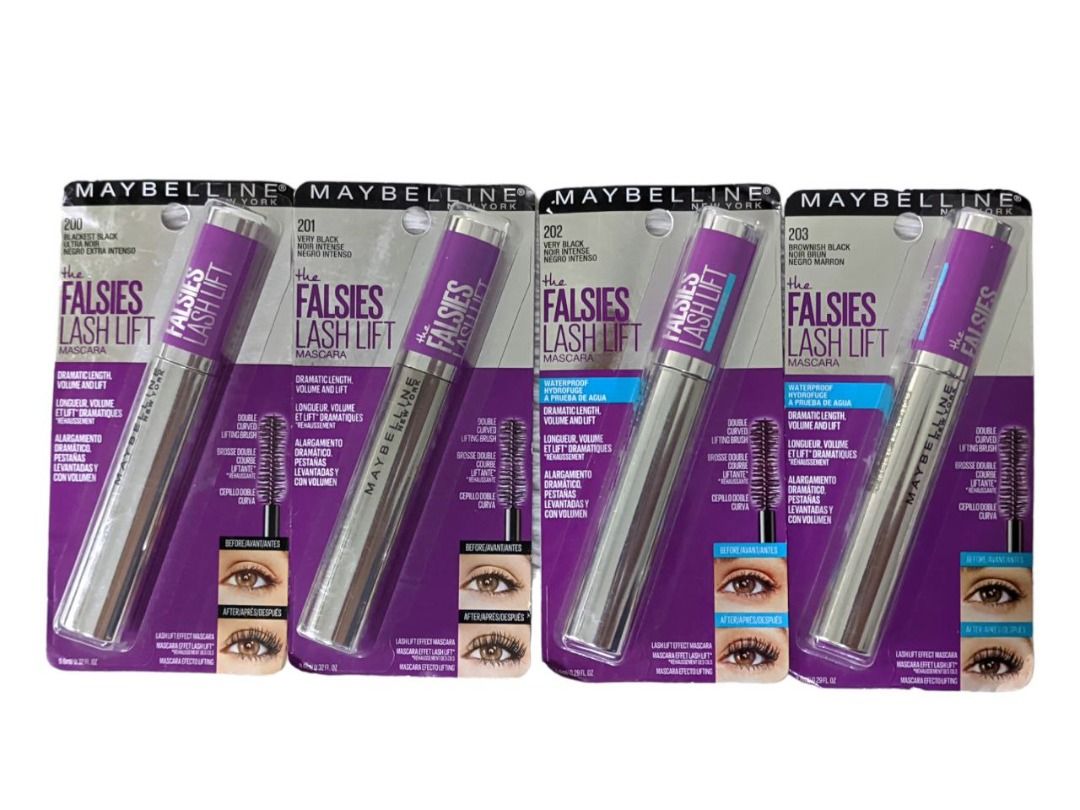 Maybelline The Falsies Lash Lift Waterproof Mascara 86ml Beauty And Personal Care Face Makeup