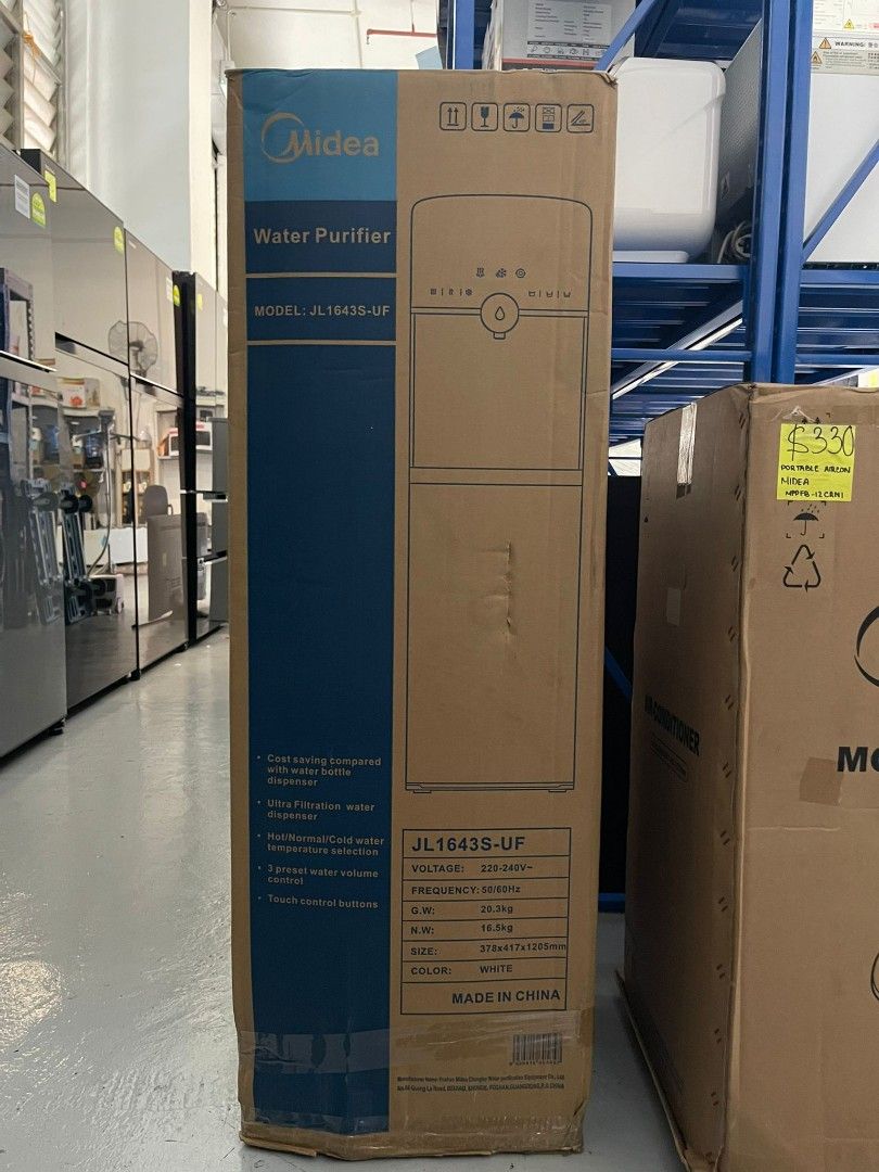 Midea JL-1643S-UF Floor Stand Water Dispenser Display set $450, TV ...