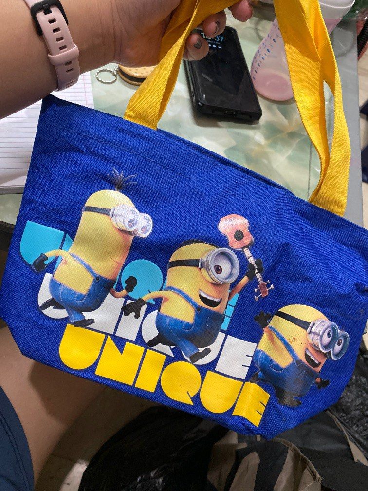 Minion hand bag, Women's Fashion, Bags & Wallets, Clutches on Carousell