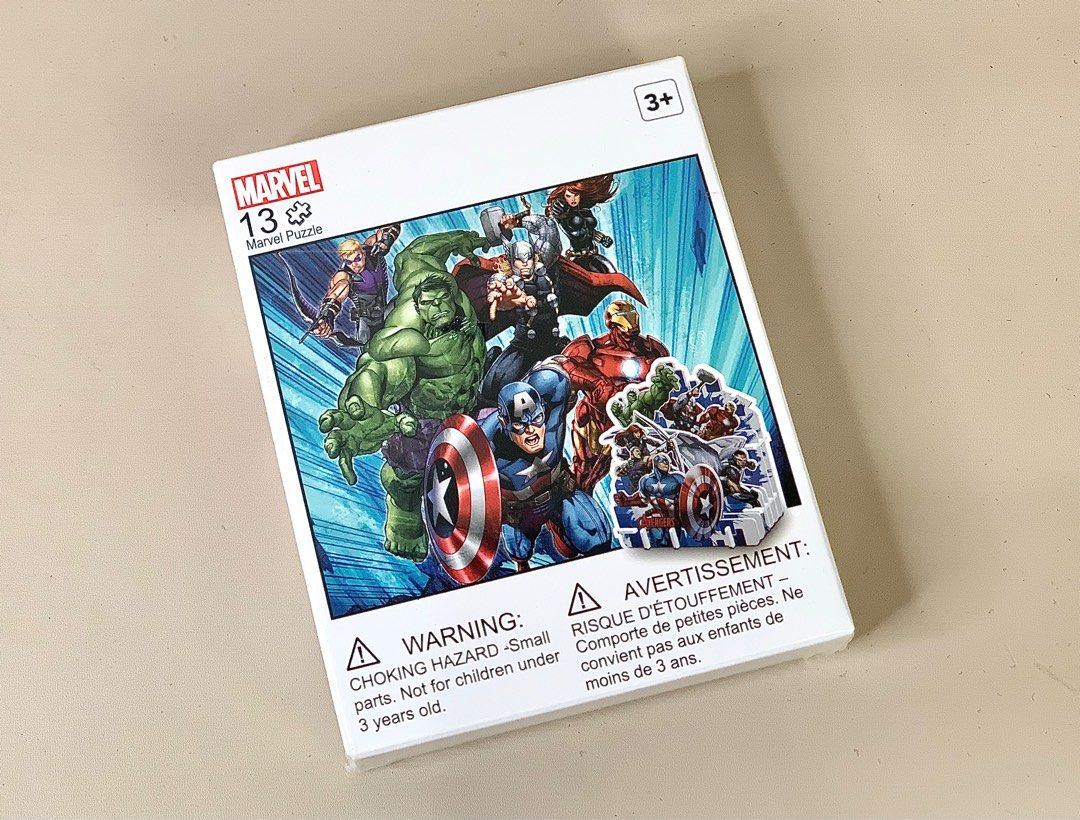 Miniso x Marvel Puzzle Mainan Anak Original, Toys & Collectibles ...