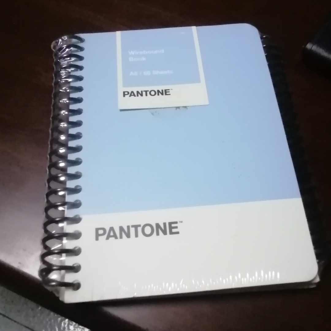 Miniso x Pantone A6 Wirebound Notebook (2 pack), Hobbies & Toys ...