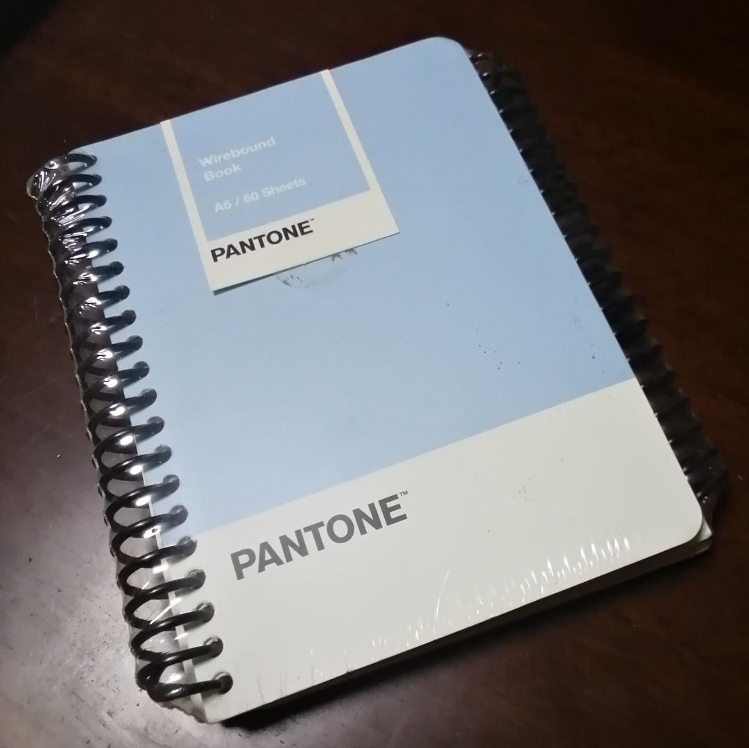Miniso x Pantone A6 Wirebound Notebook (2 pack), Hobbies & Toys ...
