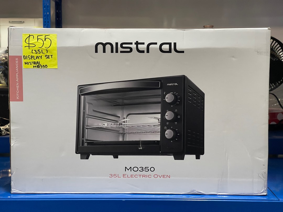 MISTRAL Electric Oven, Black, 35 L, MO350 Display Set $55, TV & Home ...