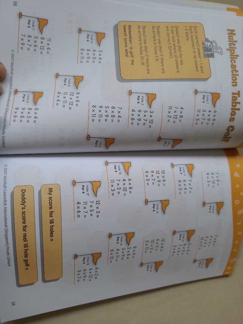 Multiplication tables and you, Hobbies & Toys, Books & Magazines ...