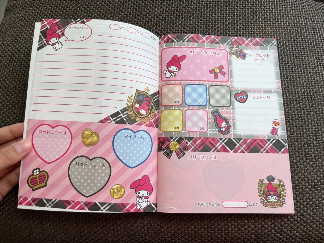 My Melody Note Book, Hobbies & Toys, Stationery & Craft, Stationery ...