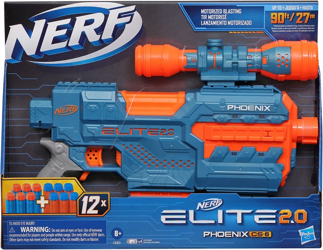 NERF Elite 2.0 Phoenix CS-6, Hobbies & Toys, Toys & Games on Carousell