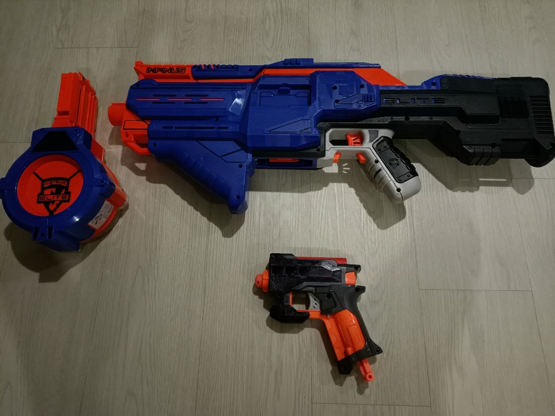 Nerf Gun Infinus, Hobbies & Toys, Toys & Games on Carousell
