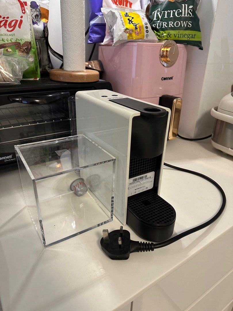 Nespresso Essenza Mini w/ View Cube Capsule Dispenser Set, TV & Home ...