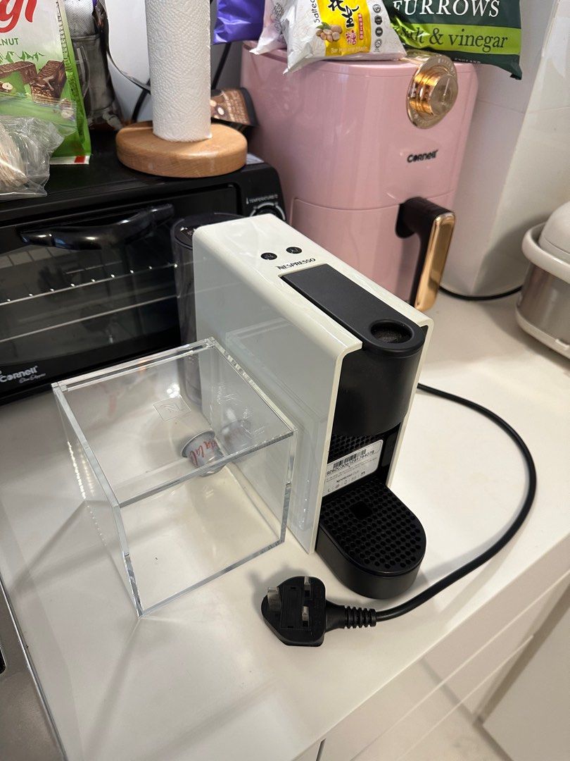 Nespresso Essenza Mini w/ View Cube Capsule Dispenser Set, TV & Home ...