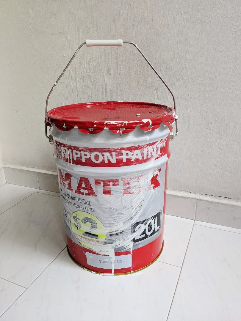 Nippon Paint MATEX (9120 White), Furniture & Home Living, Home Decor ...