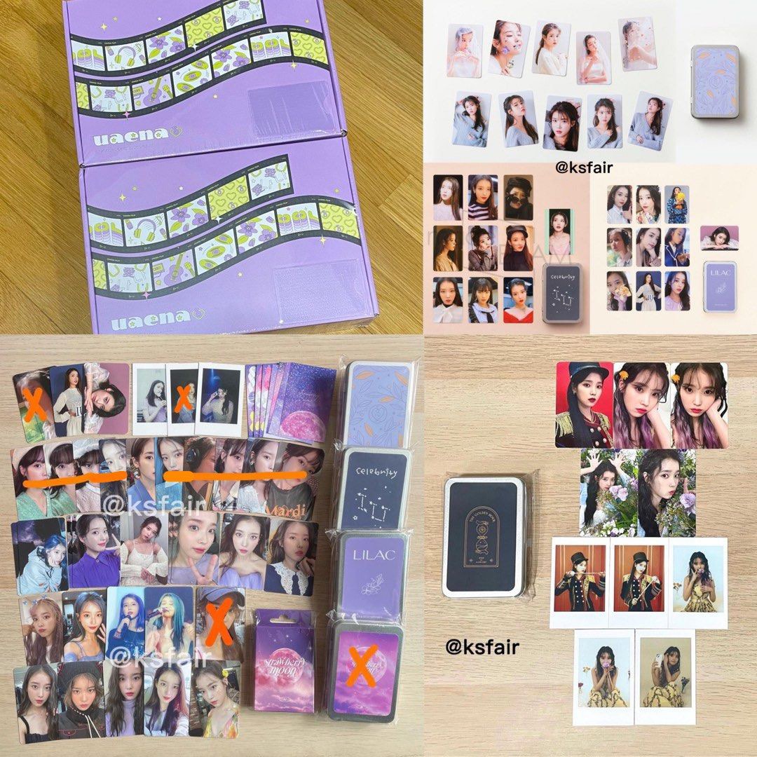 OFFICIAL IU Album Photocard PC Polaroid Poster Bookmark The Present I ...
