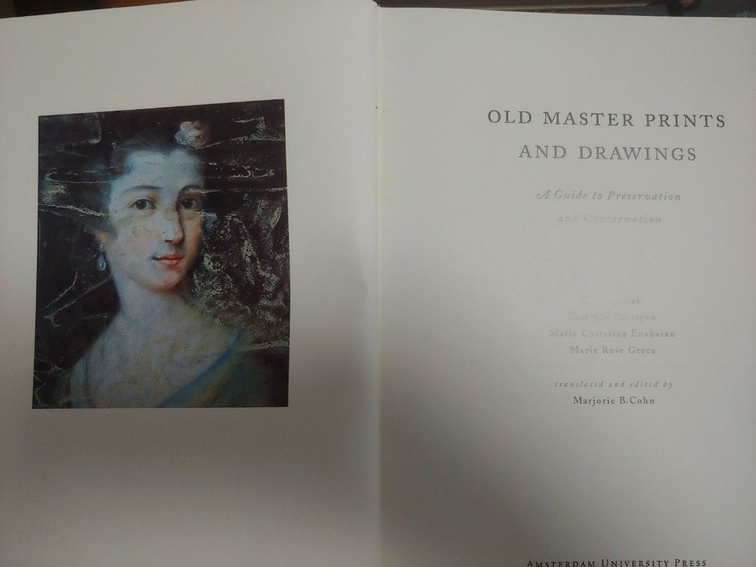 Old master prints amd drawings - a guide to conservation, Hobbies ...