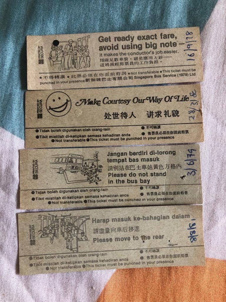 Old SBS bus tickets, Hobbies & Toys, Memorabilia & Collectibles ...