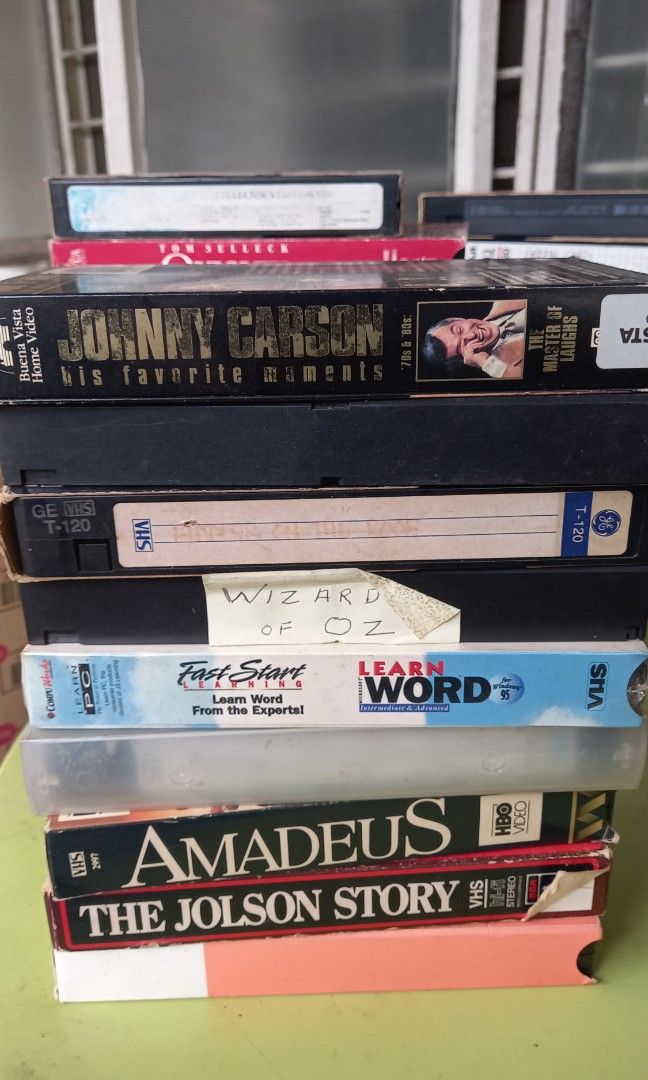 Old VHS tapes, Hobbies & Toys, Music & Media, CDs & DVDs on Carousell