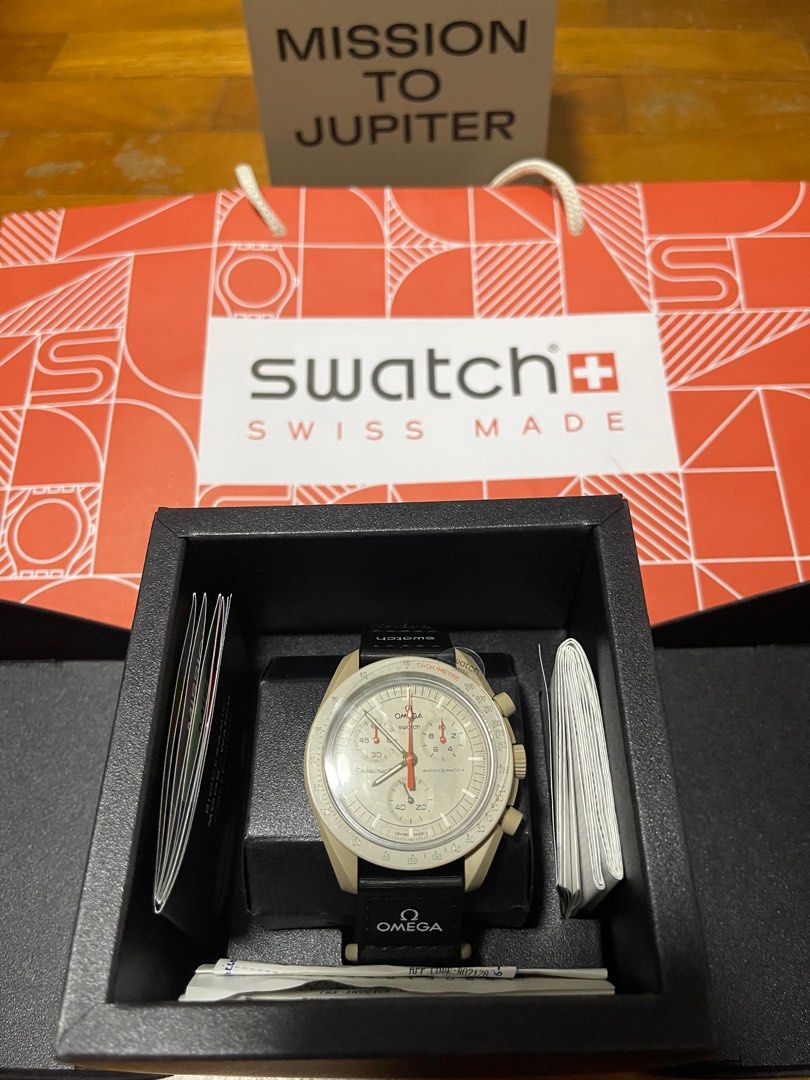 Omega x Swatch Jupiter, Luxury, Watches on Carousell