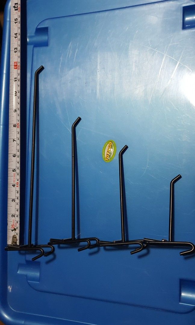 Peg Board/Wire Mesh Hooks - Black, Furniture & Home Living, Home ...