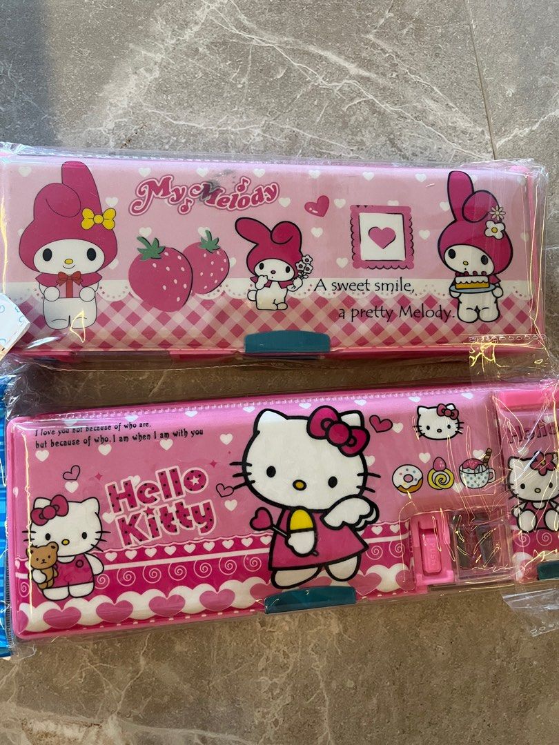 Pencil boxes button smiggle Spider-Man spiderman hello kitty melody pop ...