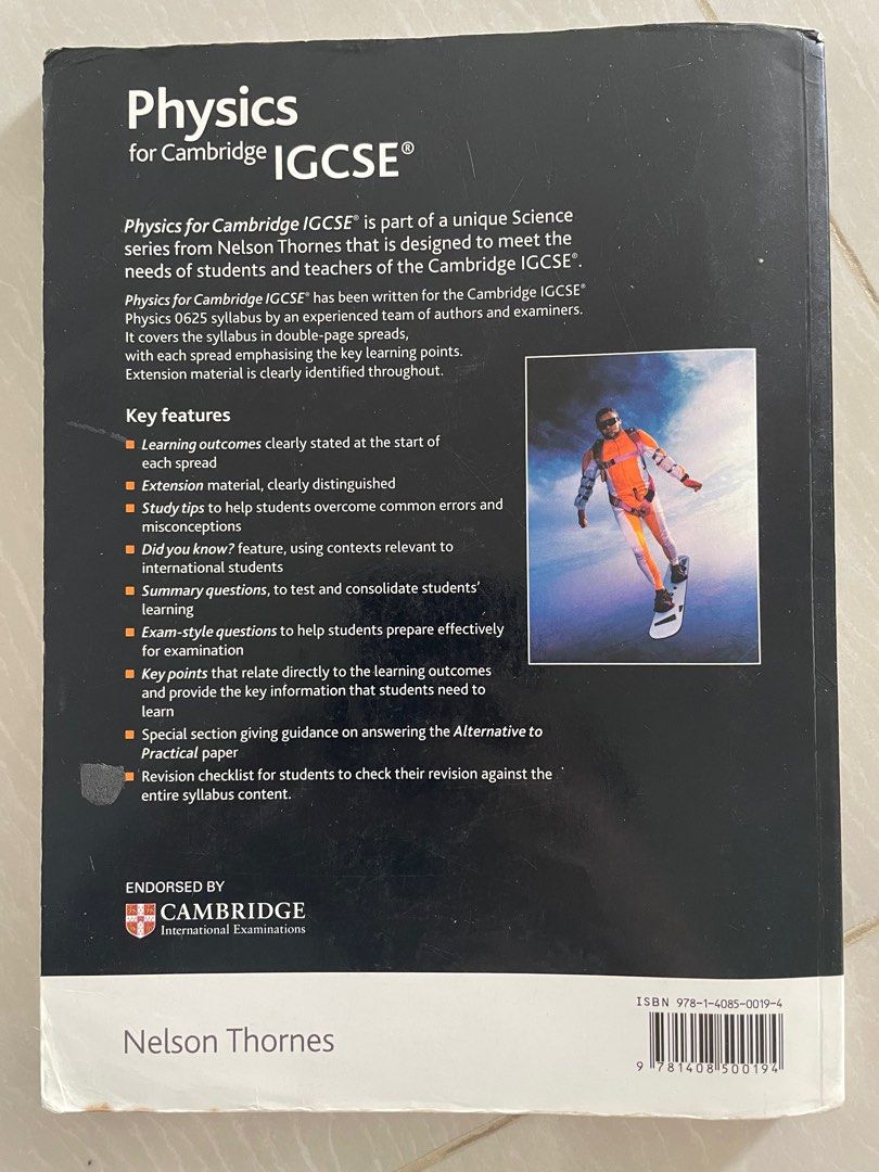 Physics IGCSE Book, Hobbies & Toys, Books & Magazines, Textbooks on ...