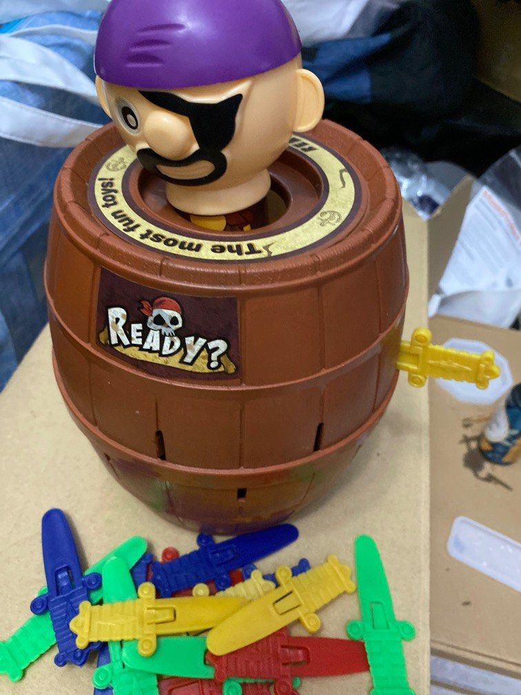 Pirate barrel, Hobbies & Toys, Toys & Games on Carousell