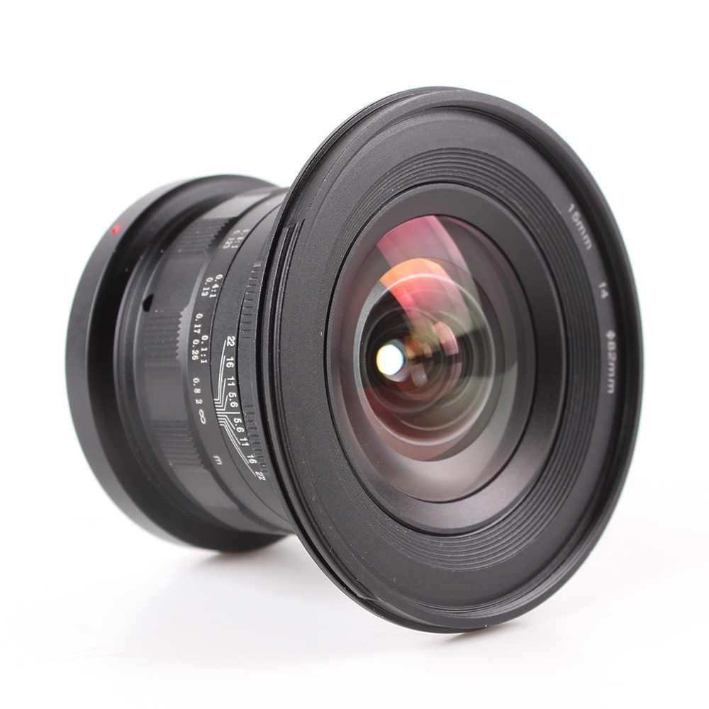 Pixco 15mm f4 1:1 微距超廣角鏡頭 全手動 Super wide angle macro lens for Canon EOS ...