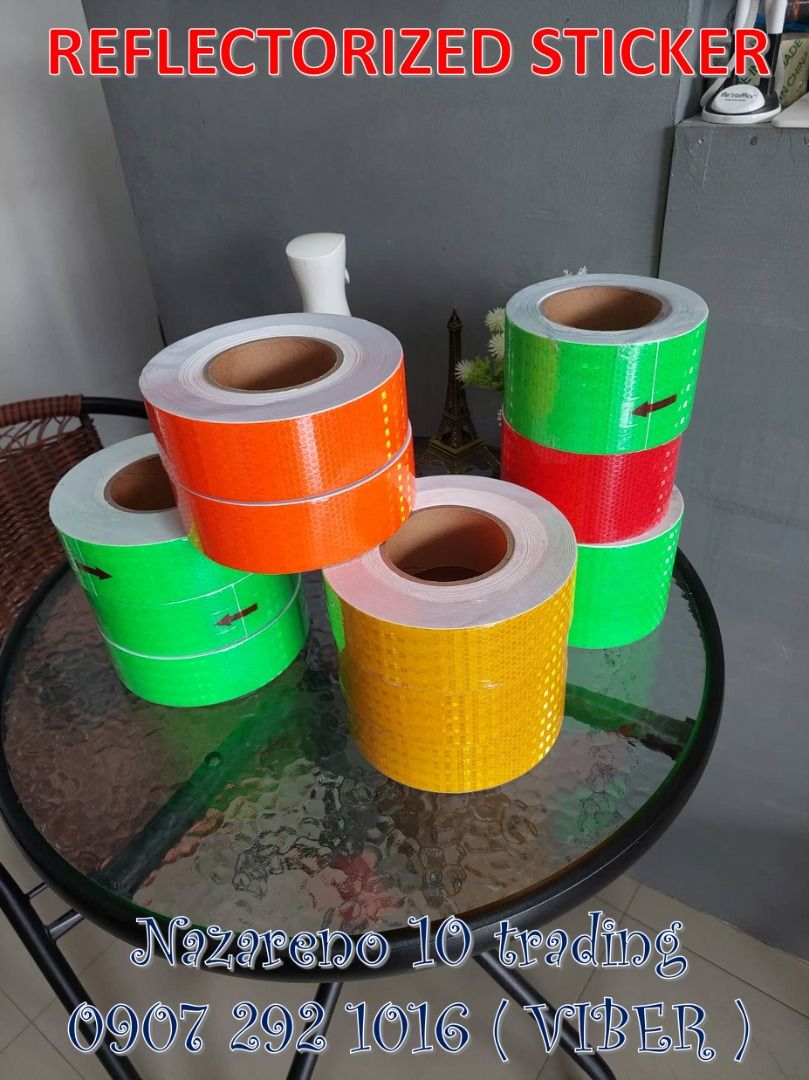 Plain Reflectorized sticker 51, Commercial & Industrial, Construction ...