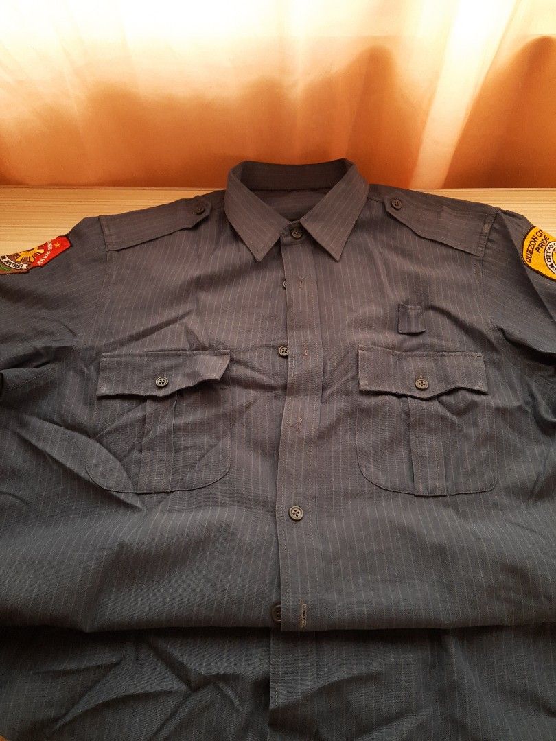 Police Uniform, Men's Fashion, Tops & Sets, Formal Shirts on Carousell