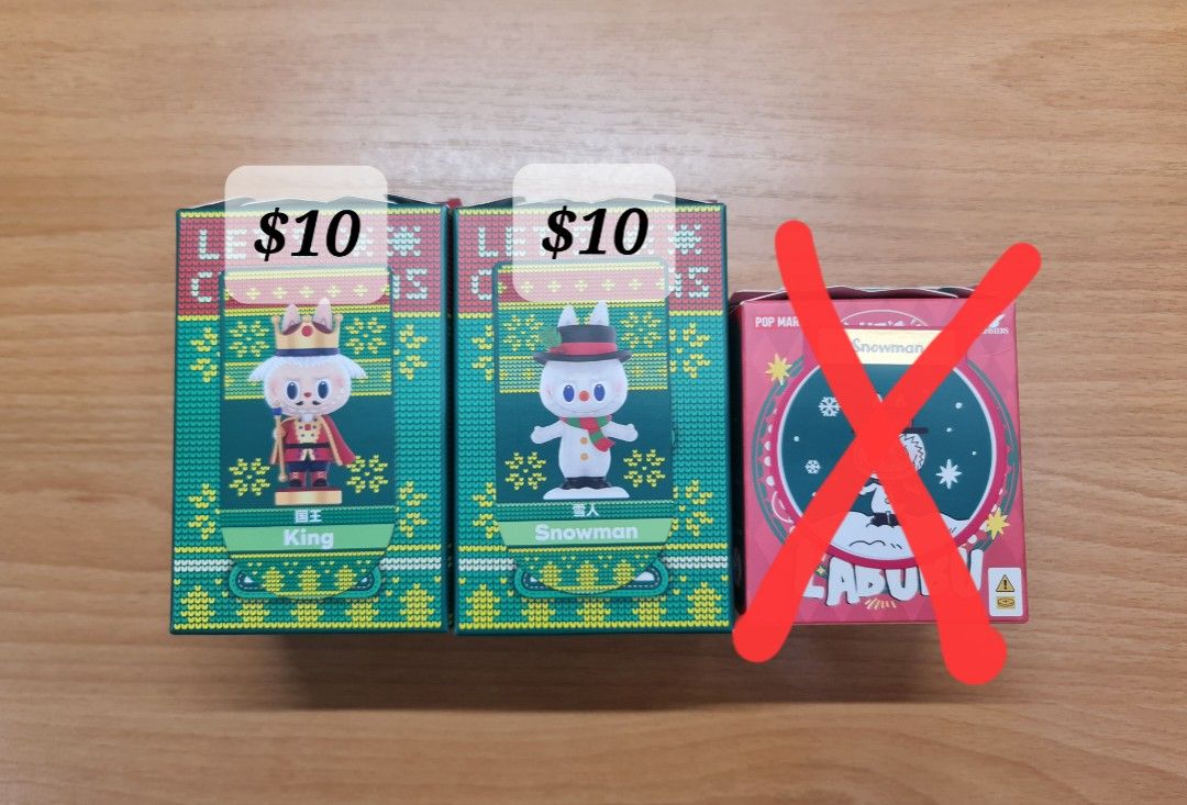 Popmart labubu christmas, Hobbies & Toys, Toys & Games on Carousell