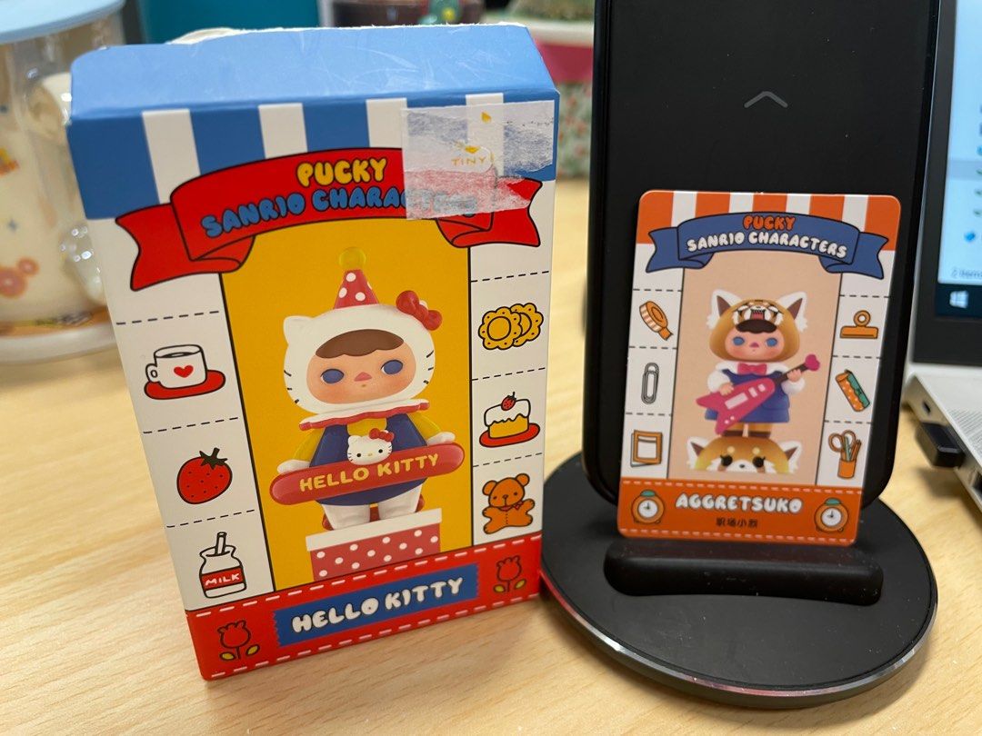 POPMART Pucky x Sanrio Character - Aggretsuko, 興趣及遊戲, 玩具 & 遊戲類 - Carousell