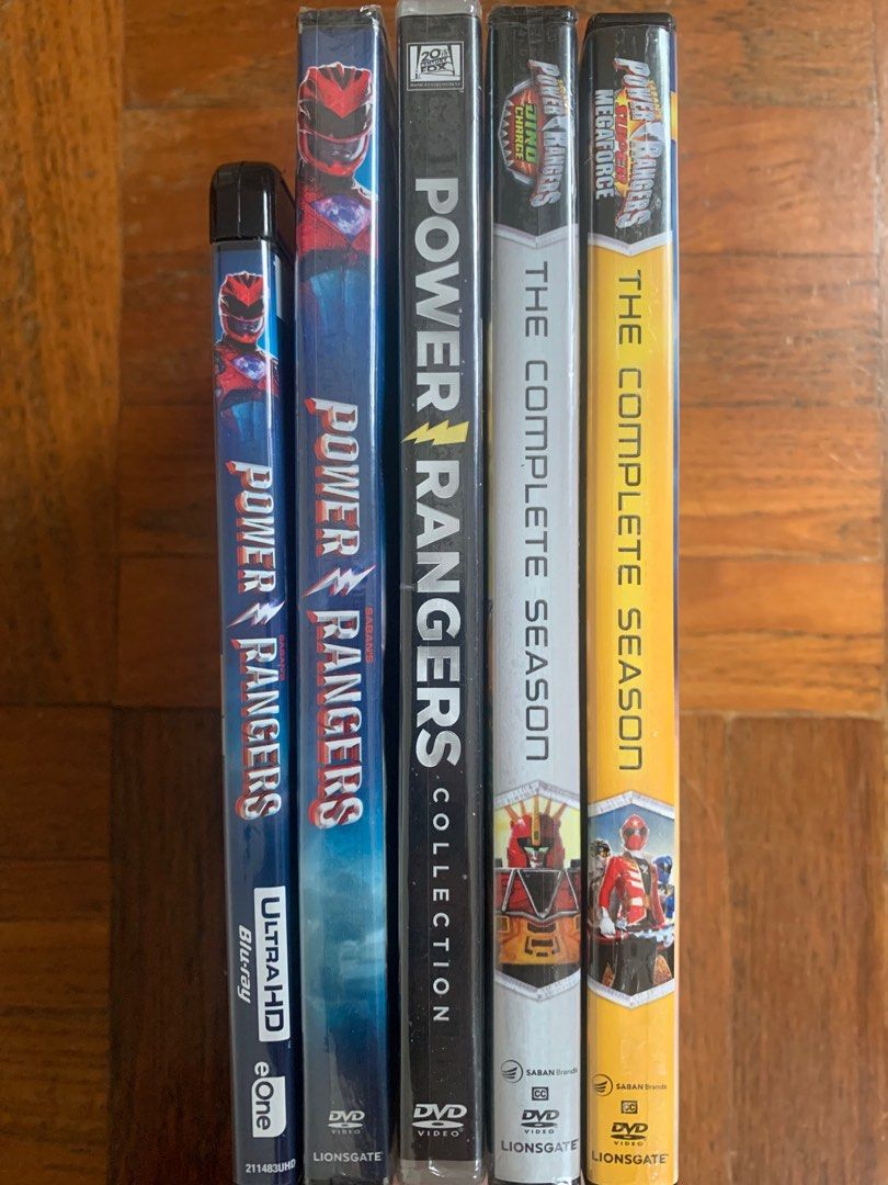 Power Rangers Movies and Series DVD / Bluray, Hobbies & Toys, Music ...