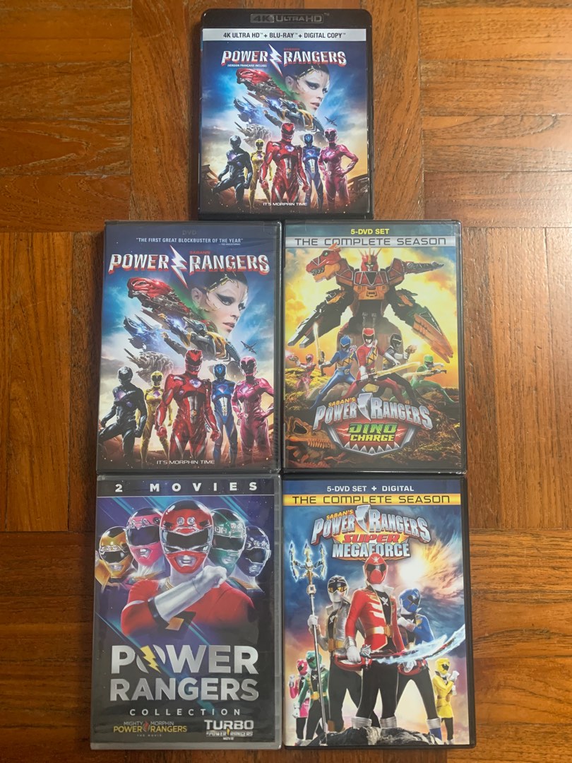Power Rangers Movies and Series DVD / Bluray, Hobbies & Toys, Music ...
