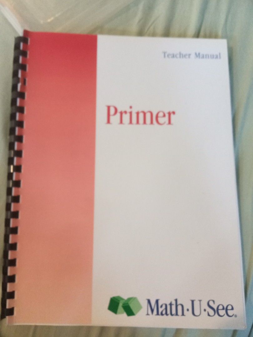 Primer Math U See, Hobbies & Toys, Books & Magazines, Children's Books ...