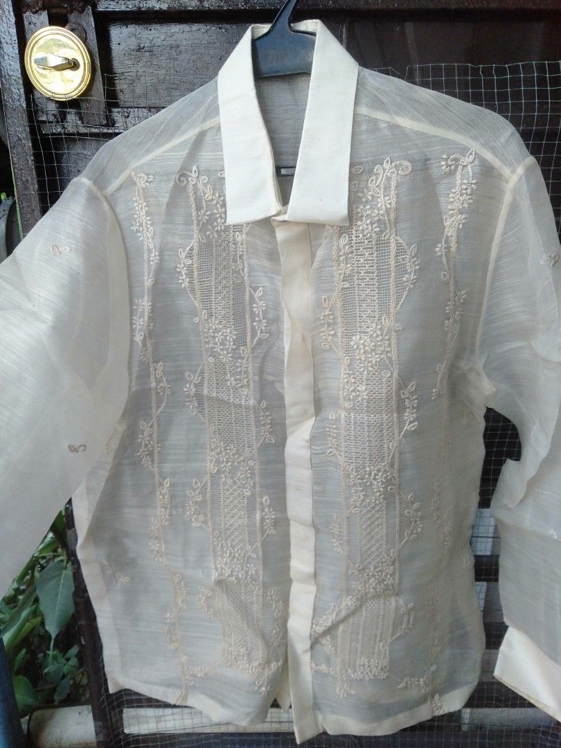 Rajo Laurel pinya barong tagalog with a handmade beautiful embroidery ...