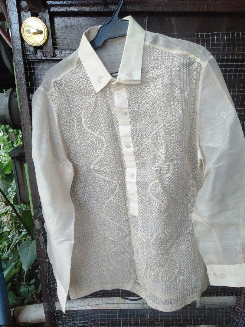 Rajo Laurel pinya barong tagalog with handmade beautiful embroidery ...
