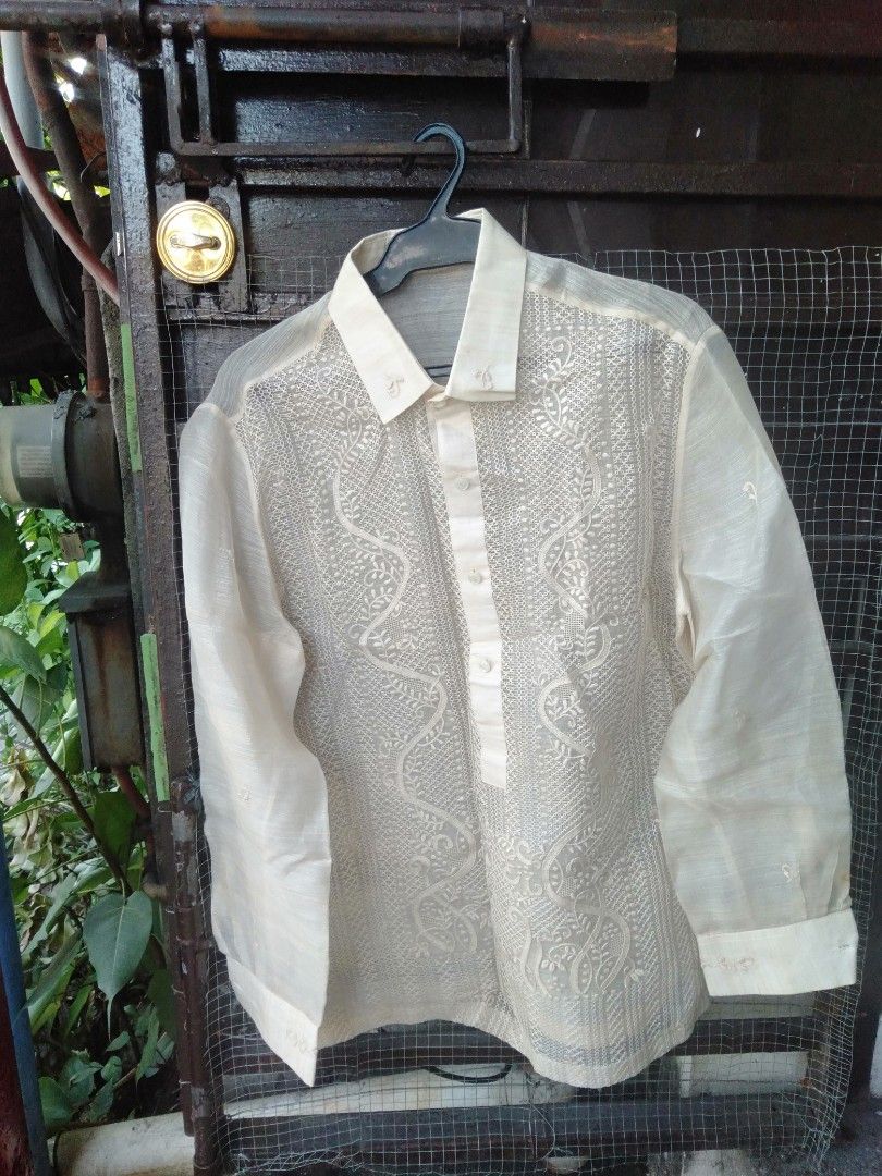 Rajo Laurel pinya barong tagalog with handmade beautiful embroidery ...
