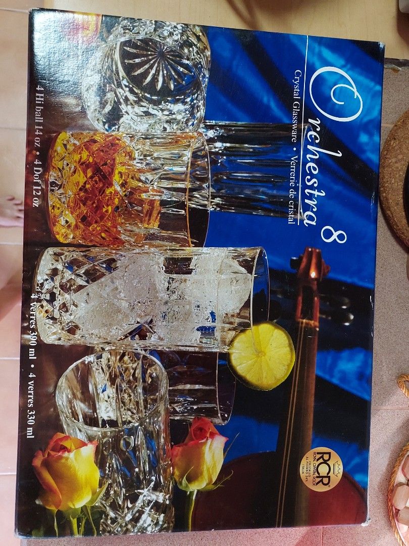 RCR Crystal Glassware, Furniture & Home Living, Kitchenware & Tableware ...